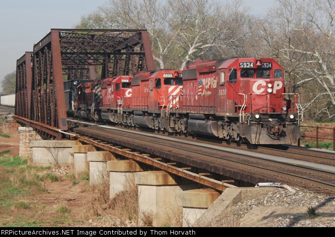 CP 38T is seen crossing over the Raritan River at 9:15